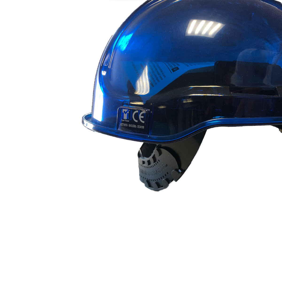 Blue Transparent Safety Helmet – AP Lifting Gear Co Ltd T/A PGS ...