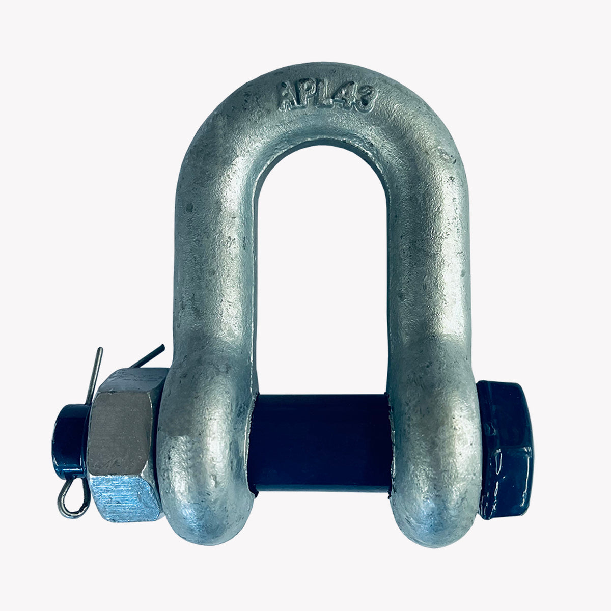 US Federal Spec Dee Shackle With Safety Pin Galvanised – AP Lifting ...