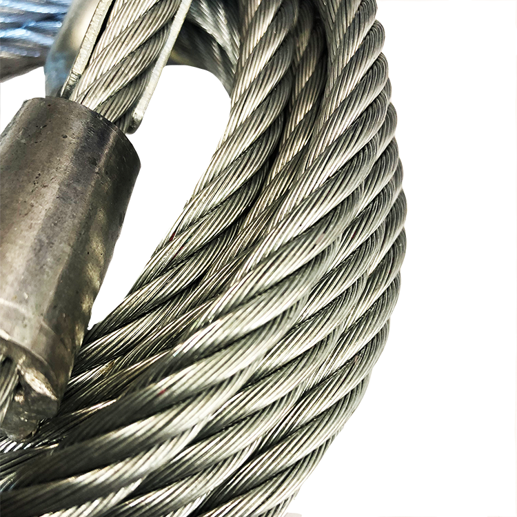 9MM GALVANISED SCAFFOLD LASHING WIRE ASSEMBLY - THIMBLE ONE END & FUSE ...