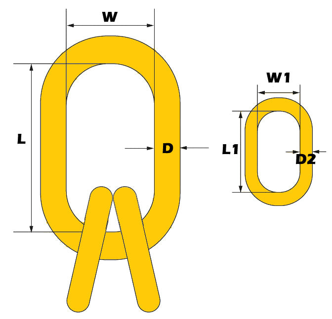 Grade 80 Quad Master Link – AP Lifting Gear Co Ltd T/A PGS Supplies 21 Ltd